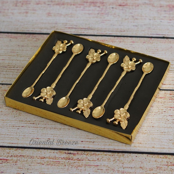 Gold Spoons - Etsy