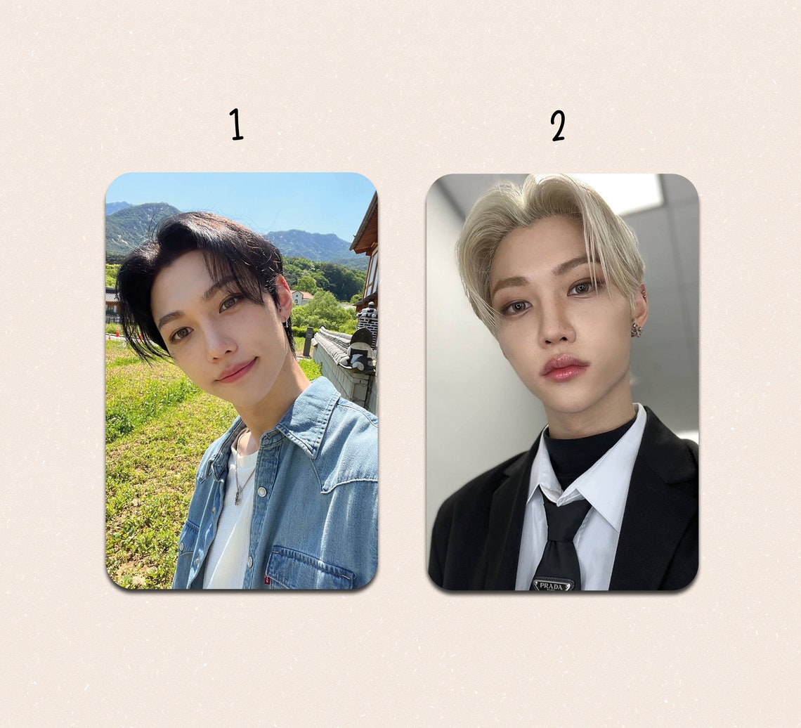 Felix Photocards Stray Kids Photocards Double Sided - Etsy UK