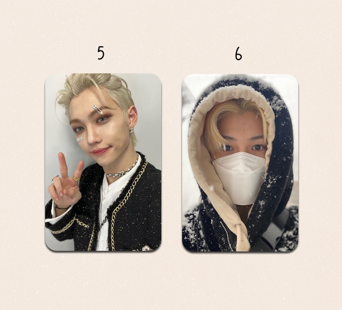 Felix Photocards Stray Kids Photocards Double Sided - Etsy UK