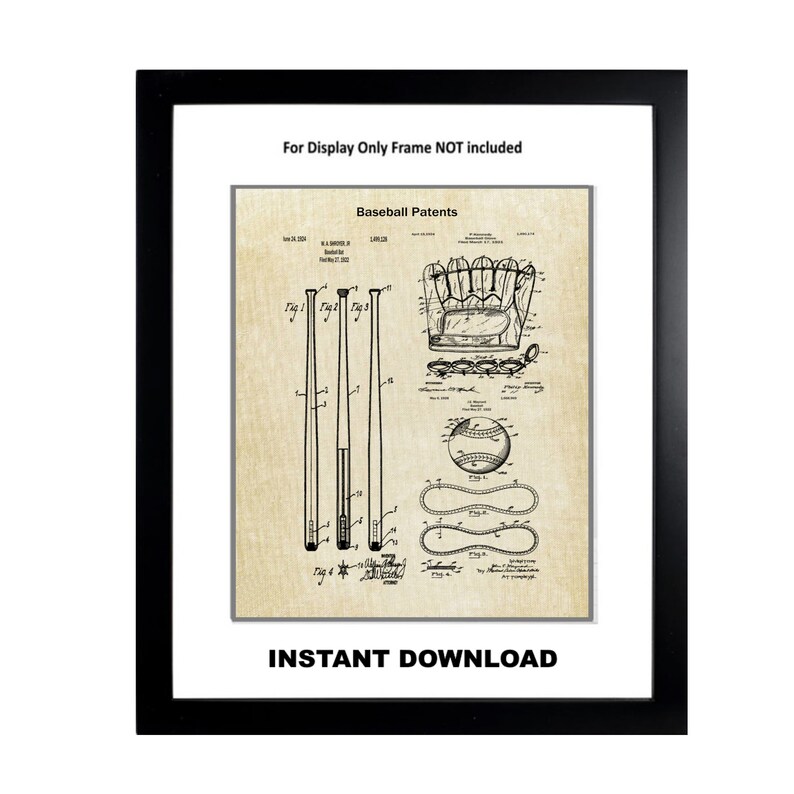 Sports Art Prints Printable Prints Set of 4 Posters Baseball Football Basketball Hockey Instant ...