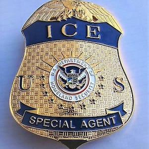 ICE Special Agent Badge Federal Agent Badge DHS - Etsy