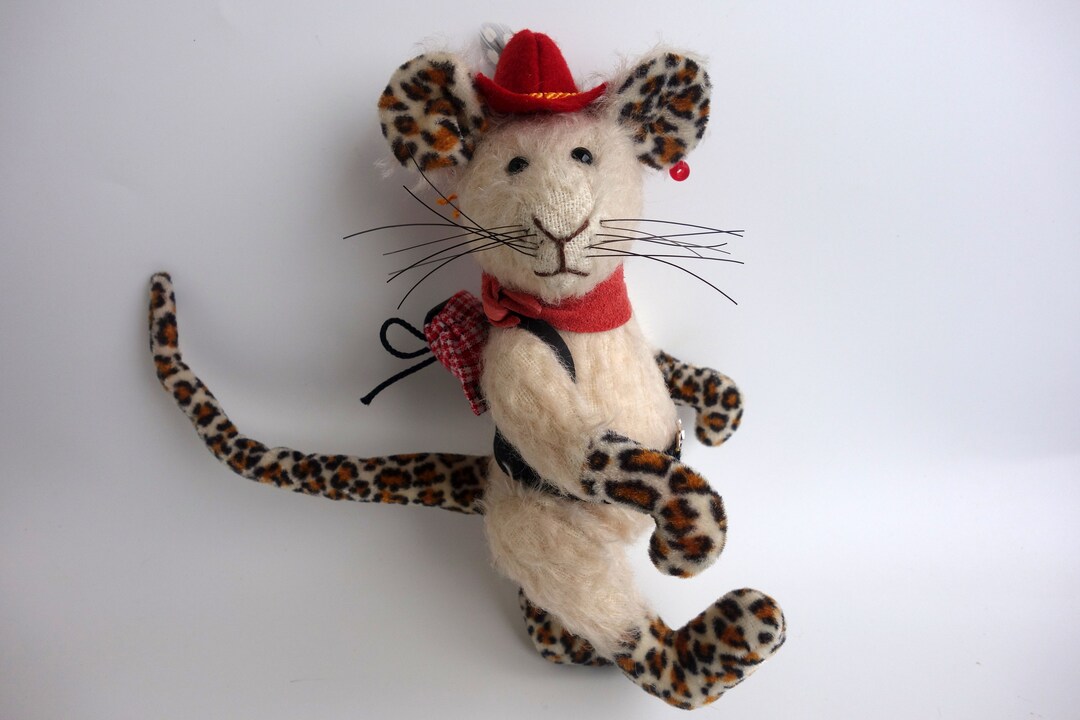 Artist Teddy Rat Brown Rat Travel Teddy OOAK - Etsy