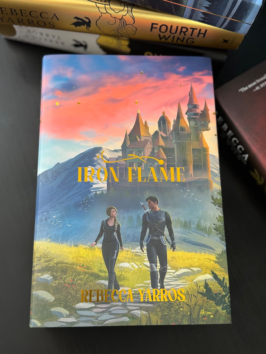 Iron Flame Dust Jacket OFFICIALLY LICENSED Rebecca Yarros - Etsy