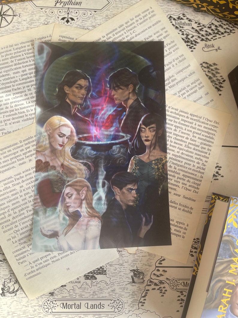 Overlays Portrait Set | A Court of Thorns and Roses | ACOTAR ...