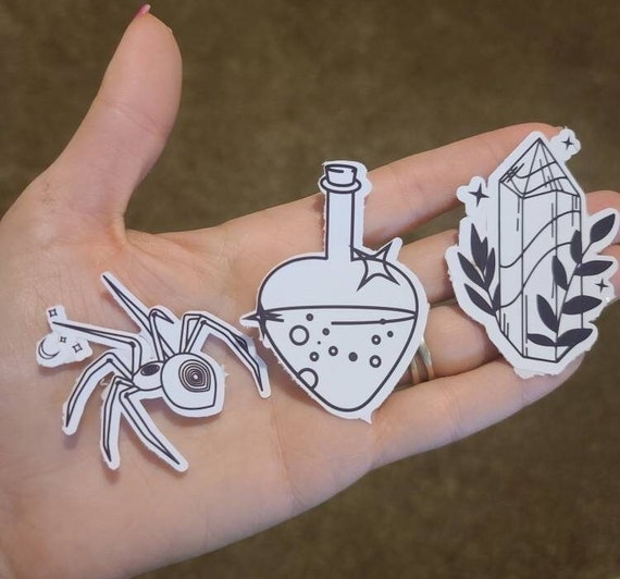 Small Sticker Waterproof Witchy Magical Mystical - Etsy