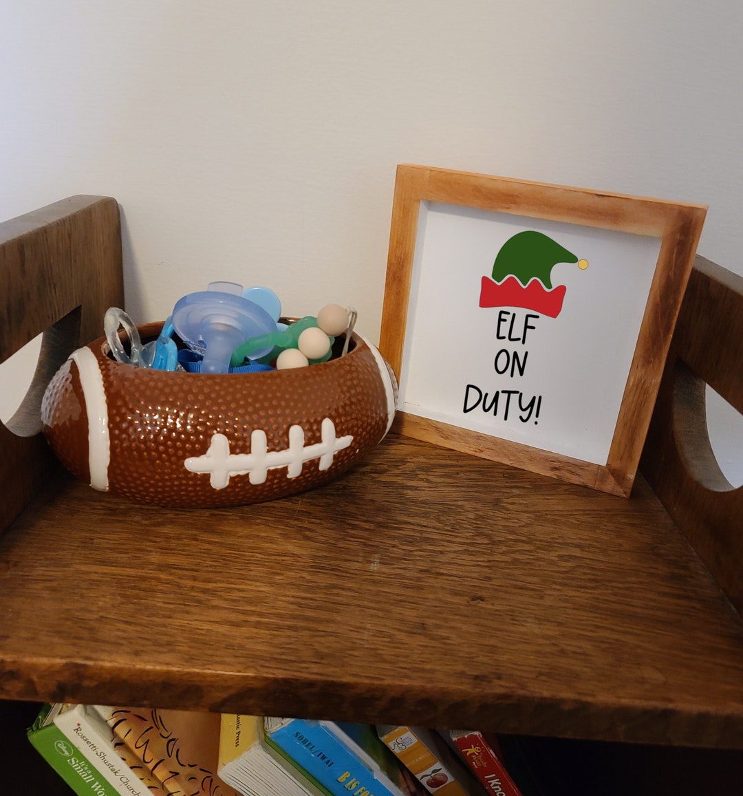Elf on Duty | Christmas Decor | Farmhouse Decor | Holiday Decor ...