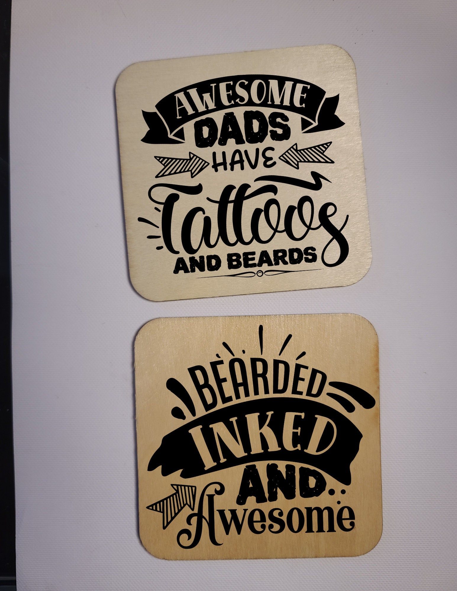 Happy Father's Day | Set of Two Father's Day Magnets | Father's Day ...
