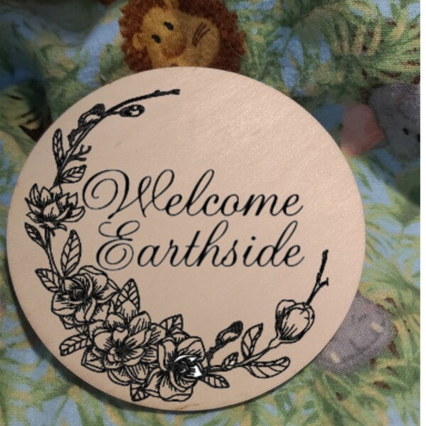 Welcome Earthside Sign - Etsy