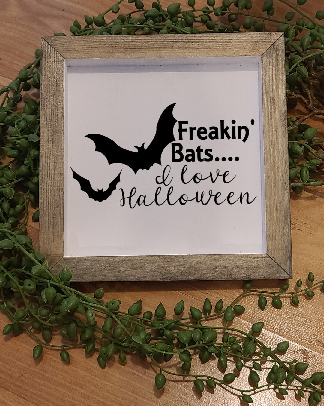 Freakin' Bats, I Love Halloween | Small Sign | Viral Video | Halloween ...