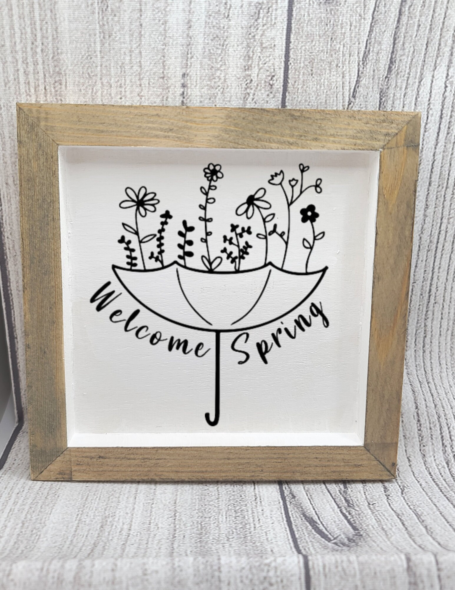 Welcome Spring | Small Wood Sign | Home Decor | Spring Sign | Small ...