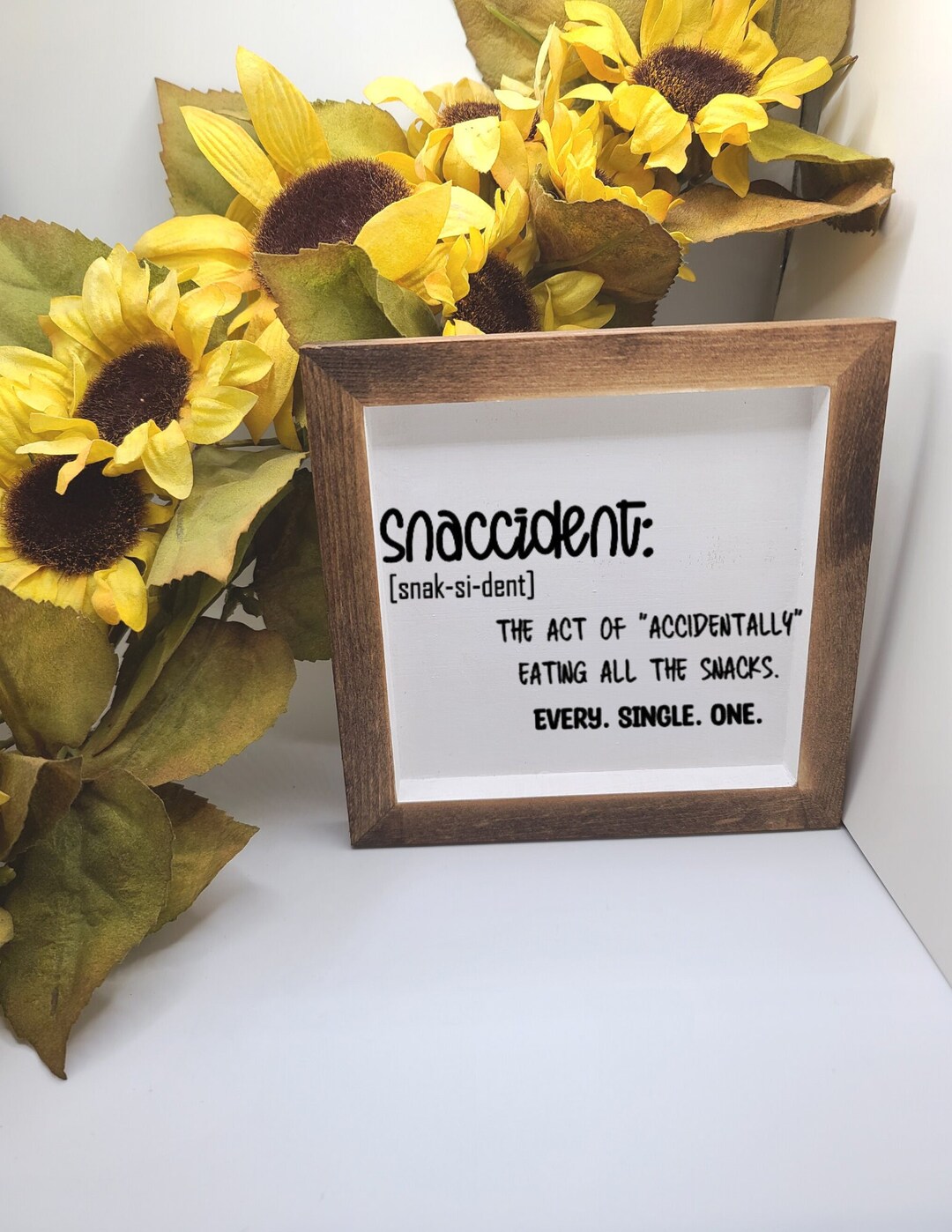 Definition of Snaccident Sign | Farmhouse Sign | Funny Kitchen Sign ...