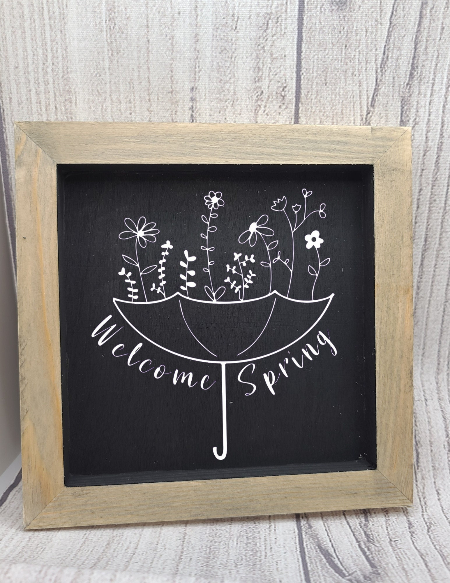 Welcome Spring | Small Wood Sign | Home Decor | Spring Sign | Small ...