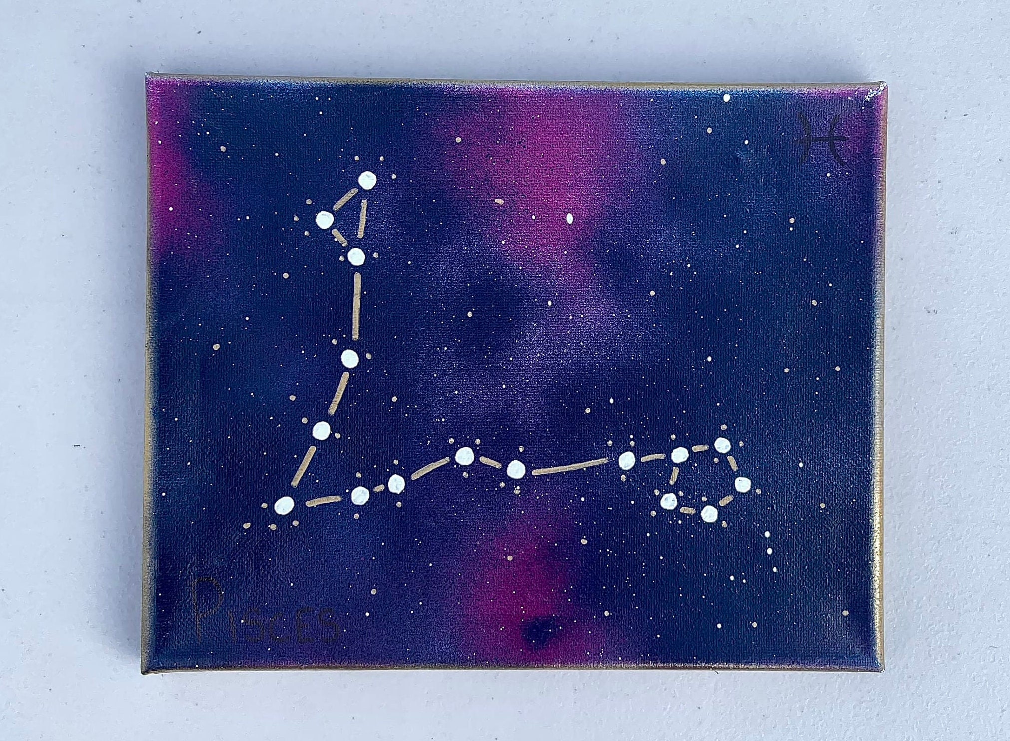 Zodiac Constellation Painting - Etsy