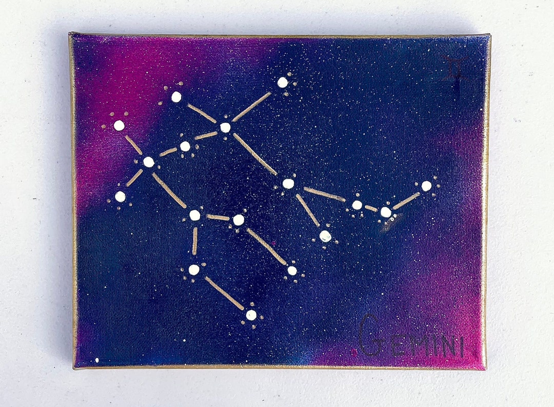 Zodiac Constellation Painting - Etsy