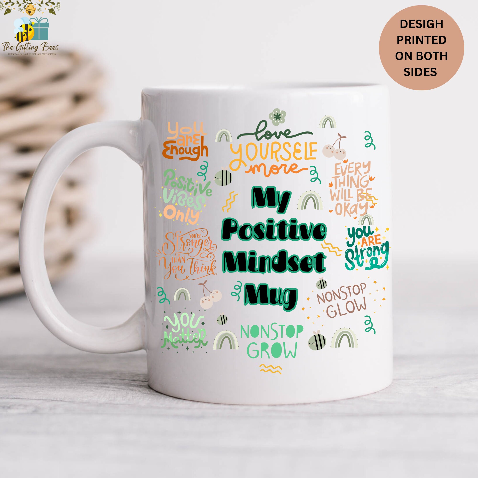 Positive Mindset Mug Mental Health Awareness Daily - Etsy
