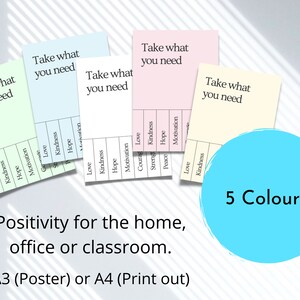 Take What You Need Printable - Positivity, Self-care, Love, Therapy ...