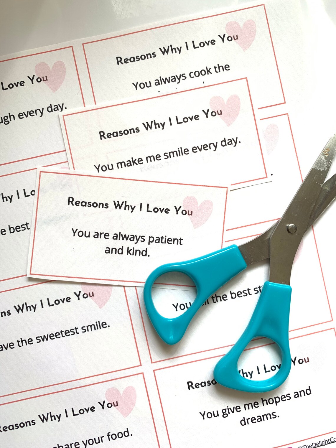 Reasons Why I Love You Love Notes Printable Instant - Etsy