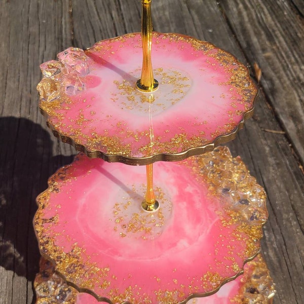 3 Tier Cake Stand - Etsy