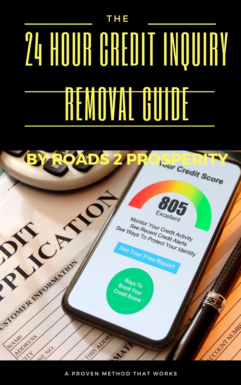 24 Hour Inquiry Removal Guide instant Download - Etsy