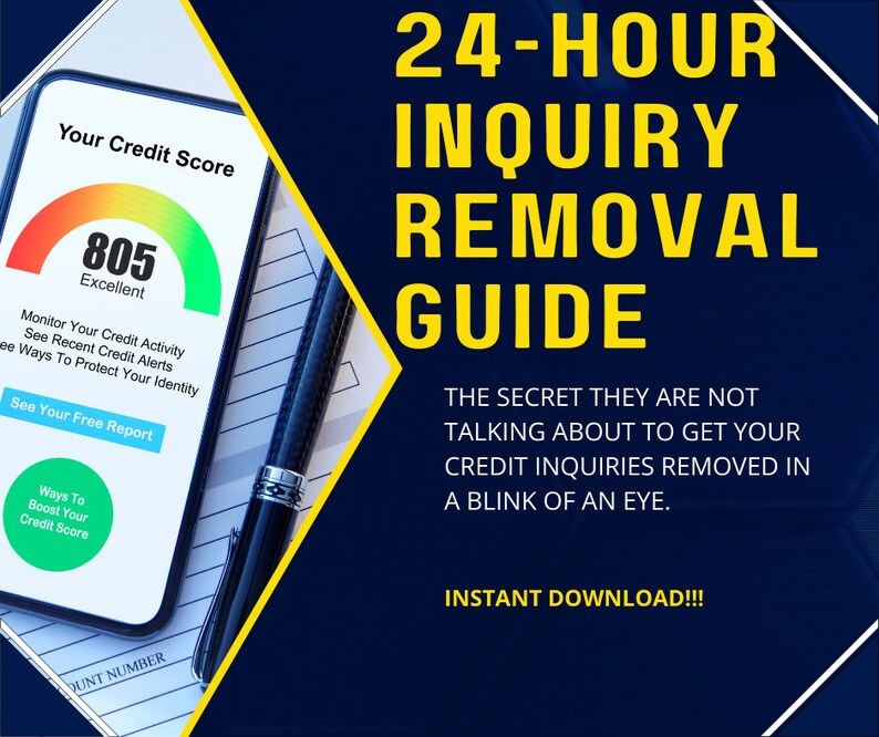 24 Hour Inquiry Removal Guide (instant Download) - Etsy