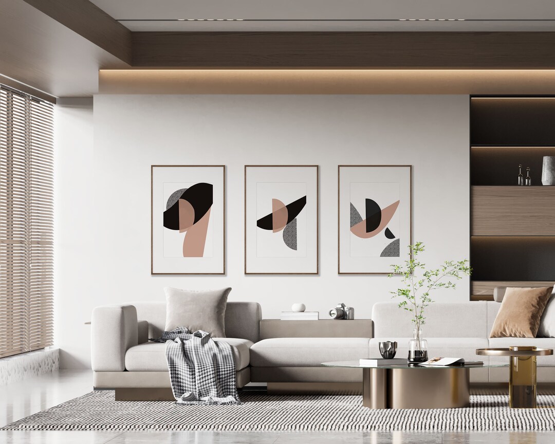 Set of 3 Digital Art Prints for Instant Download, Digital Art, Digital ...