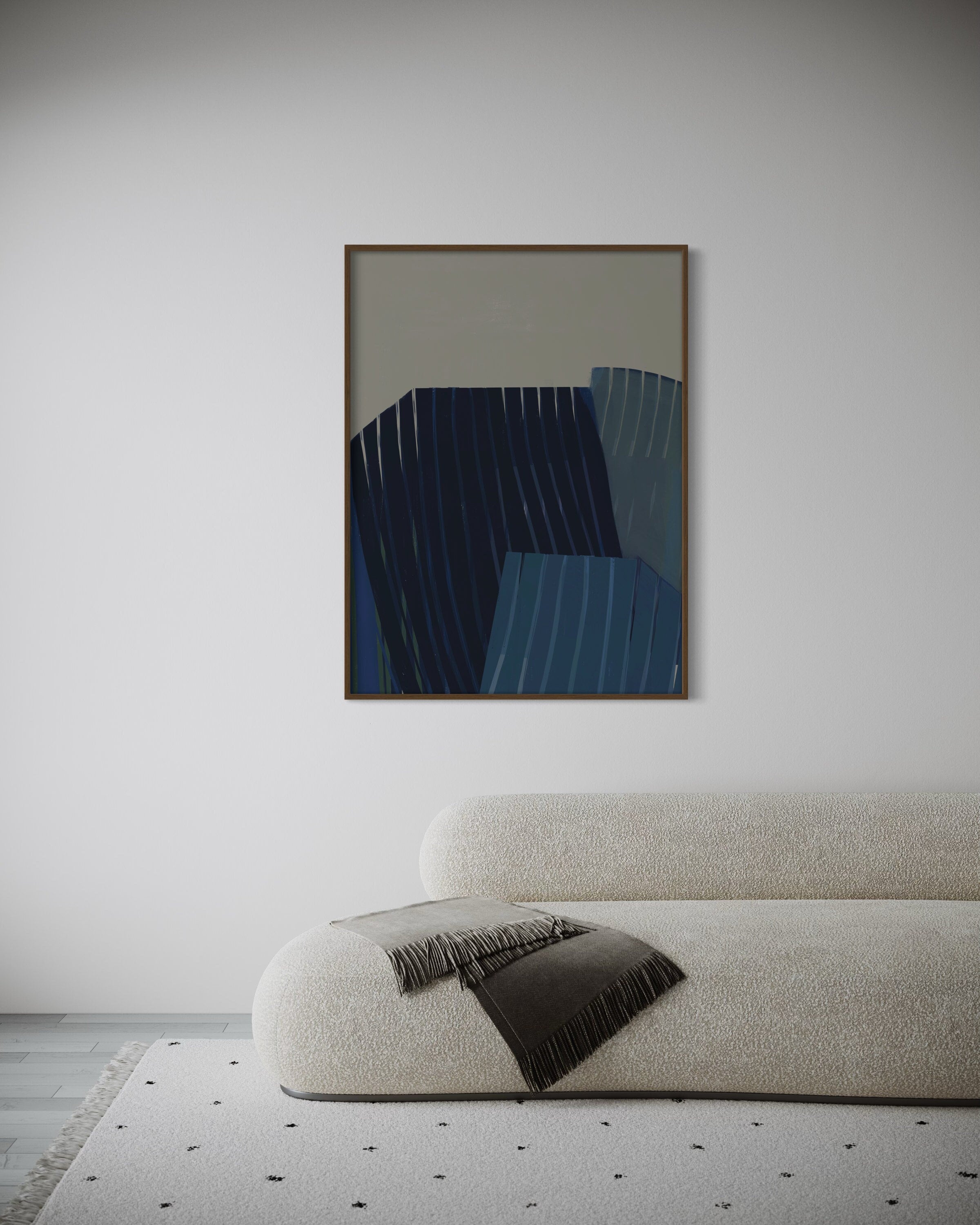 Abstract Azure Artwork, Instant Download Print, Abstract Blue Hues ...