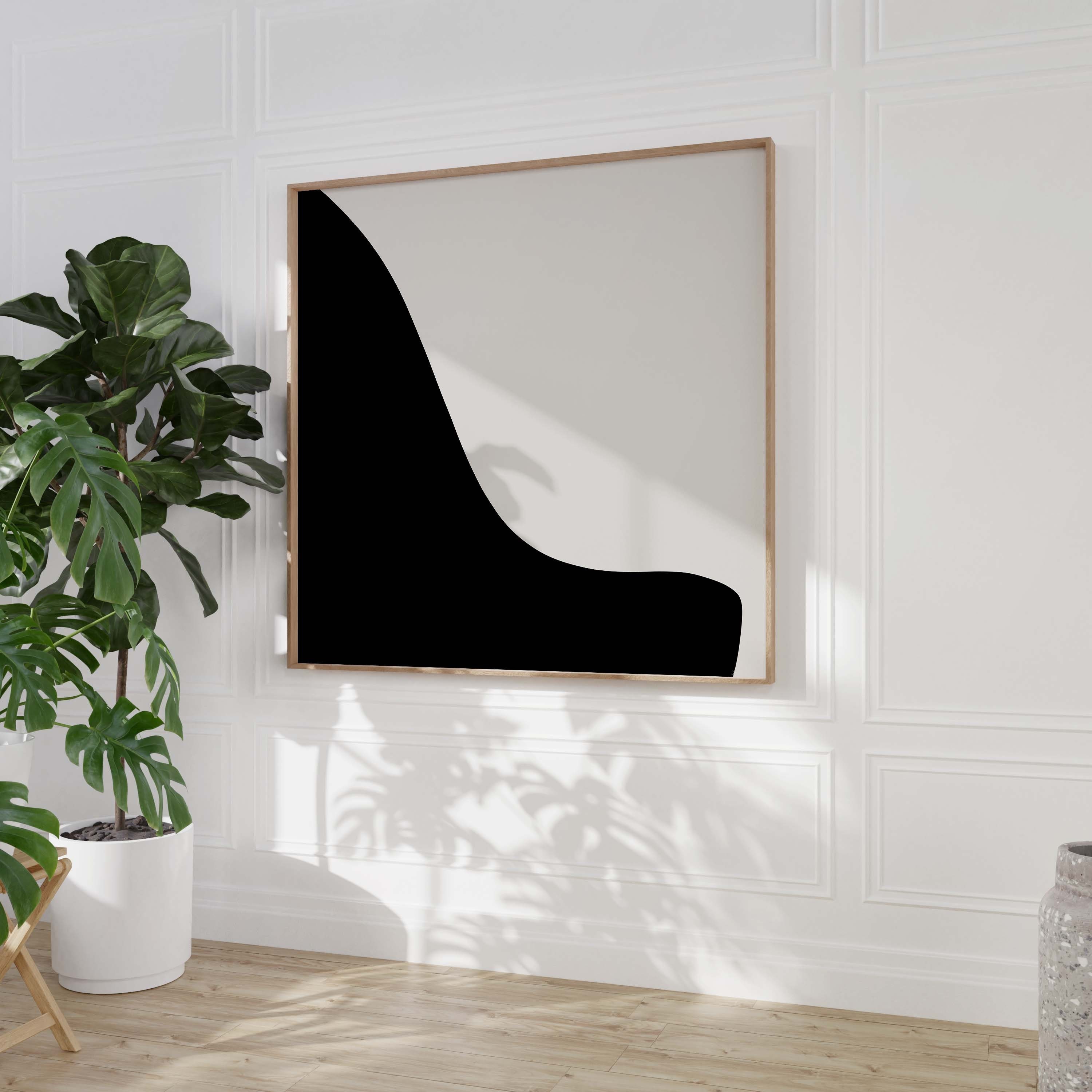 Large Minimal Digital Print Instant Download, 20x20 40x40 Contemporary ...