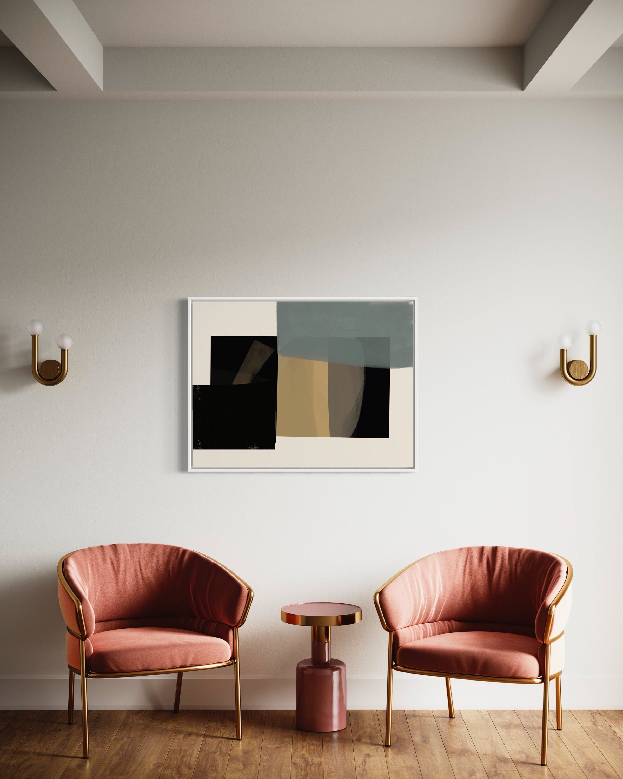 NEW Abstract Wall Art for Living Room 36x24 40x30, Printable Abstract ...