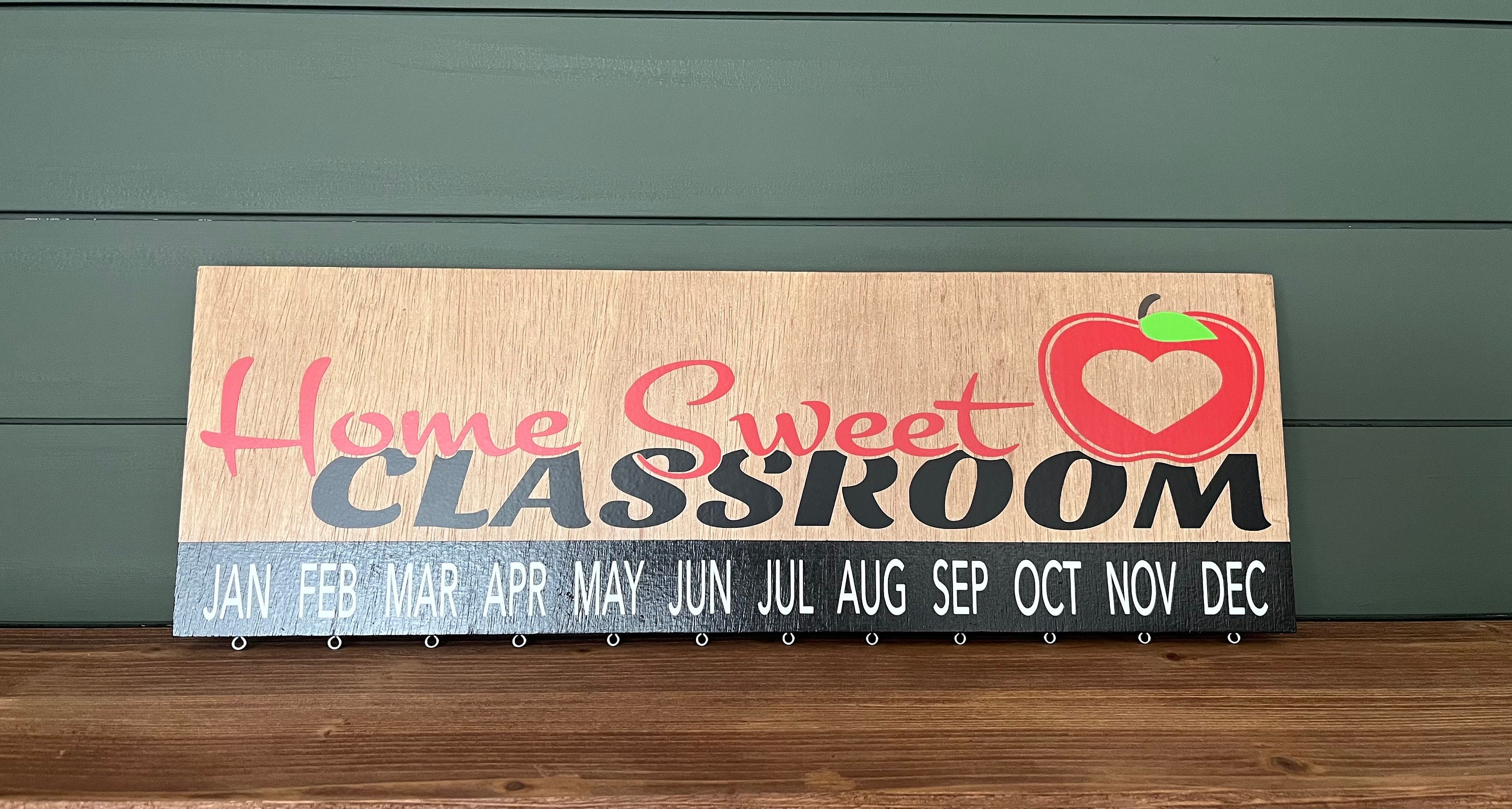 Classroom Birthday Sign, Celebrate, Birthday Calendar Wall Hanging ...