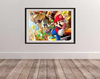 Super Mario Poster - Etsy UK