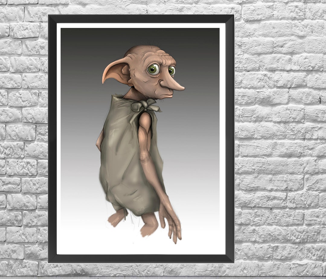 Wizarding Inspired Dobby Elf Movie Wall Art Poster Print All - Etsy