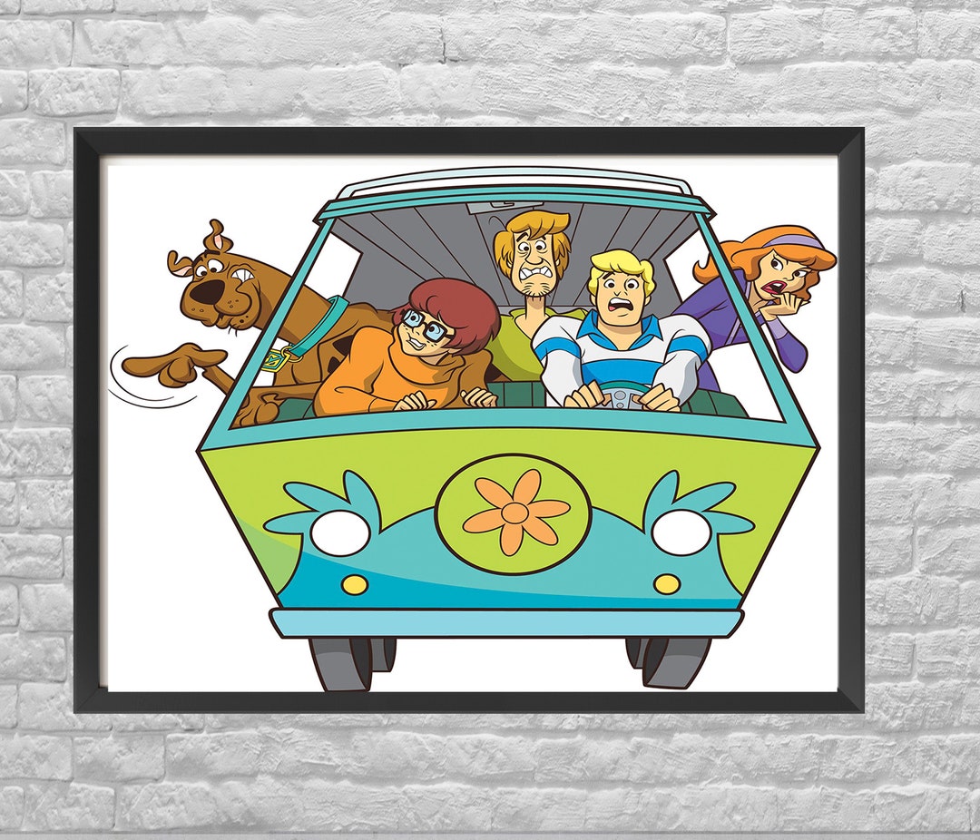 Scooby Doo Wall Art Poster Print All Sizes ready to Frame - Etsy