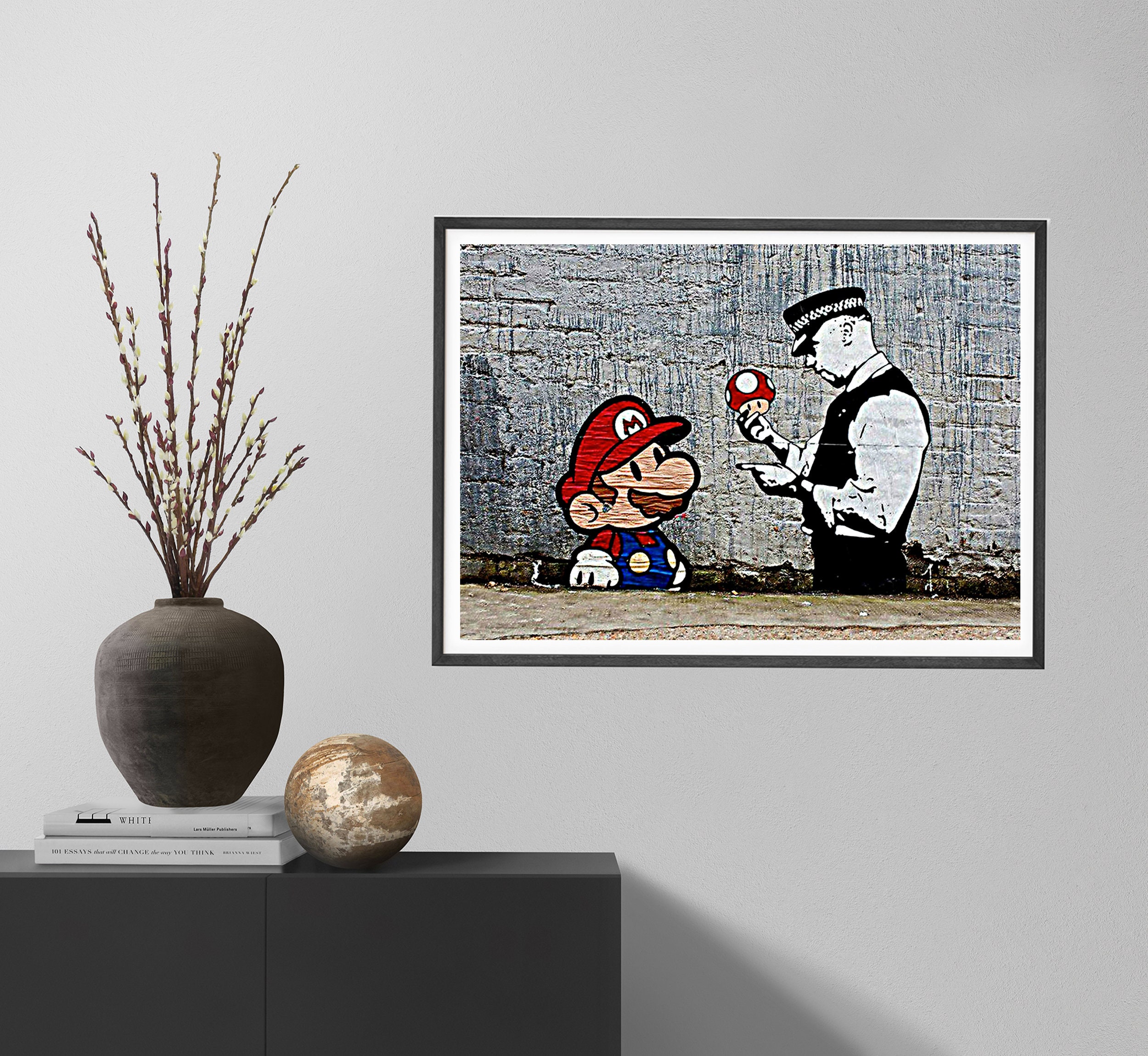 Banksy Mario Art Meaning at Elaine Hudson blog