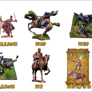 French Carabiners Cavalry 3D Printed Model Figures - Napoleonic Era - Etsy