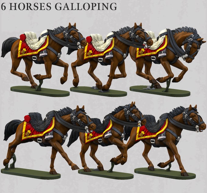 Austrian Uhlan Cavalry 3D Printed Model Figures Napoleonic - Etsy