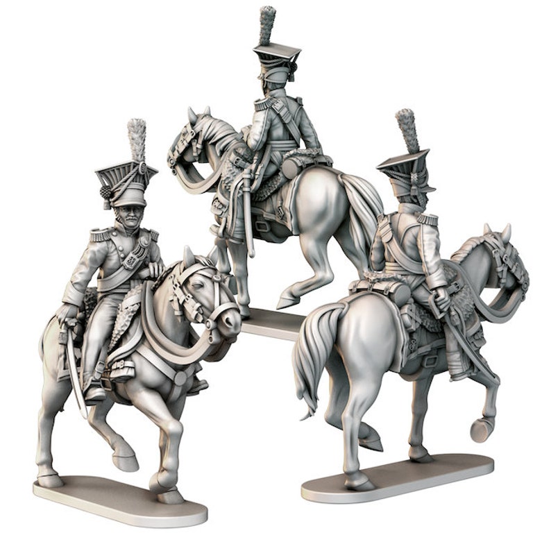 Austrian Uhlan Cavalry 3D Printed Model Figures - Napoleonic Era - Etsy