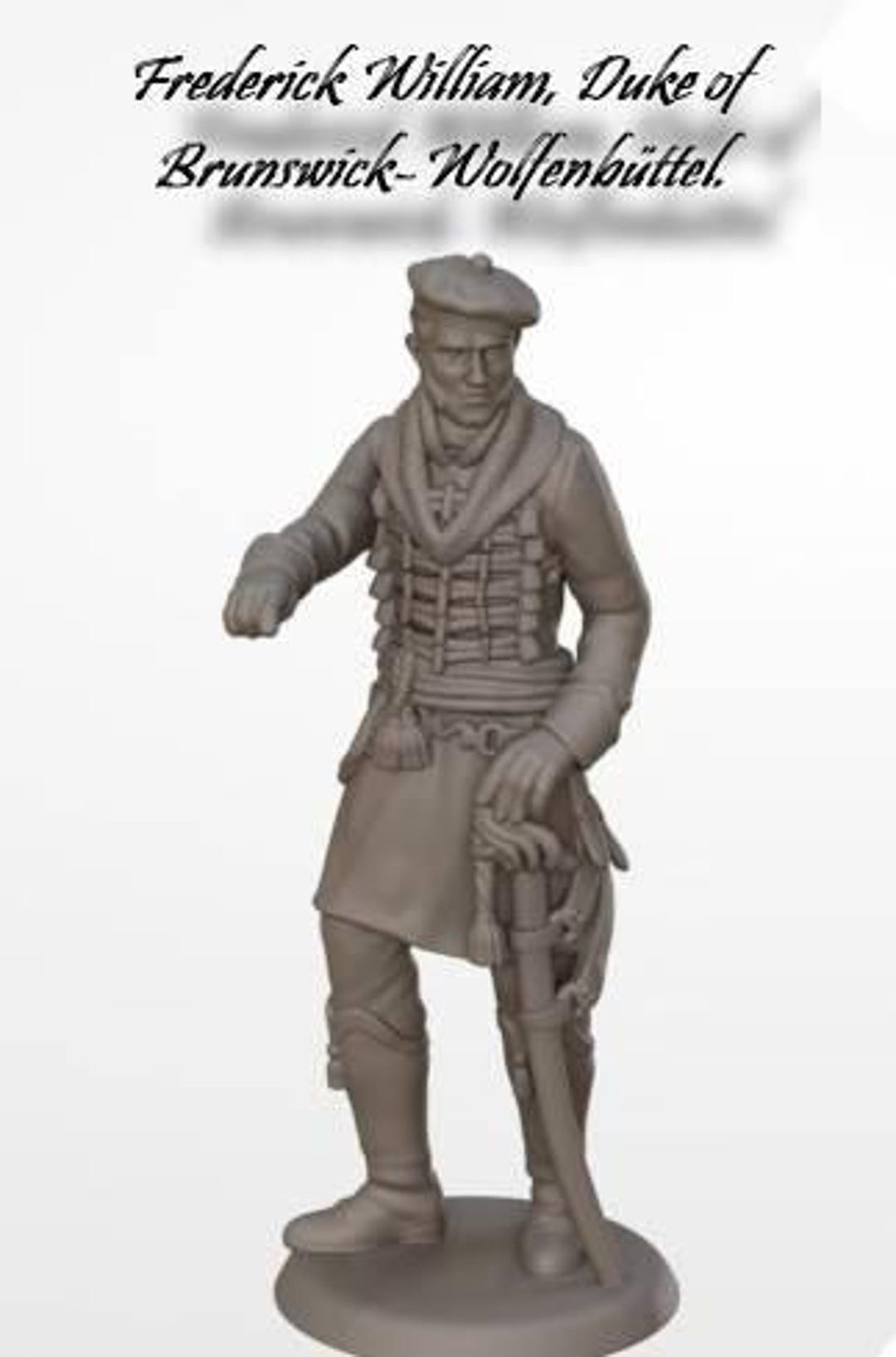 Brunswick Infantry 3D Printed Model Figures - Napoleonic Era - Etsy