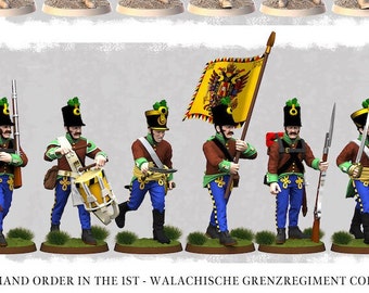 French Line Infantry 3D Printed Model Figures Napoleonic Era - Etsy