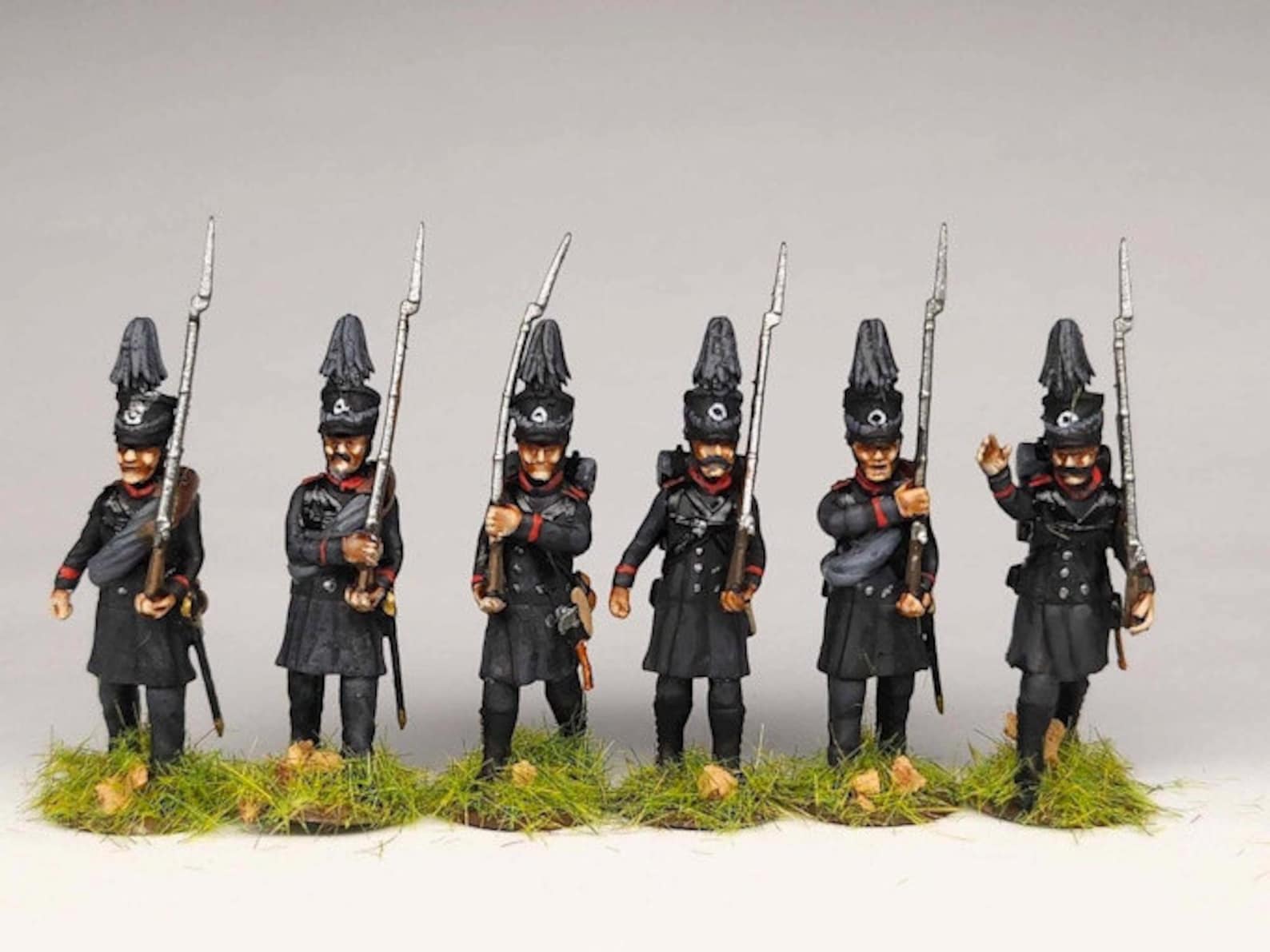 Prussian Landwehr Infantry Unpainted 3D Printed Model Figures ...