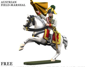 Austrian Uhlan Cavalry 3D Printed Model Figures Napoleonic Era - Etsy UK