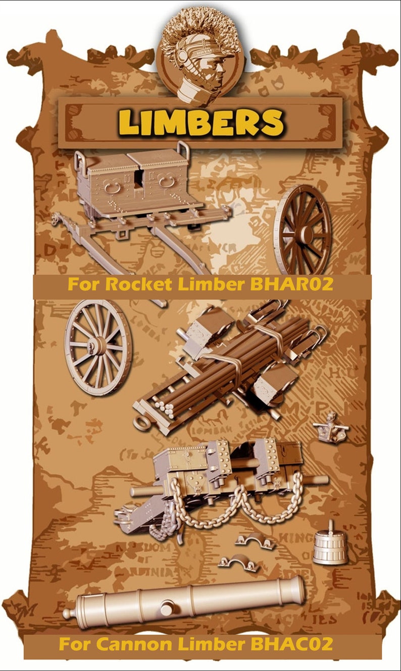 British Support Units 3D Printed Model Figures - Napoleonic Era - Etsy