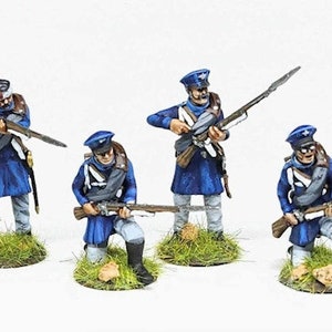 Prussian Landwehr Infantry Unpainted 3D Printed Model Figures ...
