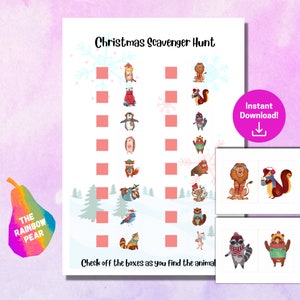 Christmas Scavenger Hunt, Activities for Kids, Christmas Games ...