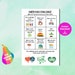 Printable Earth Day Challenge for Kids, Worksheet, Digital Download - Etsy