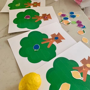 Printable Color Sorting Game, Colour Activity, Classroom, Kindergarten ...