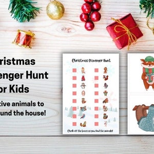 Christmas Scavenger Hunt, Activities for Kids, Christmas Games ...