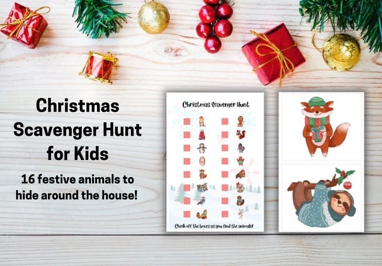 Christmas Scavenger Hunt, Activities for Kids, Christmas Games ...