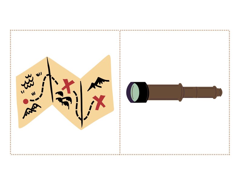 Pirate Scavenger Hunt, Pirate Party Game, Indoor Game for Kids, Pirate ...