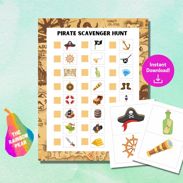 Pirate Treasure Hunt - Etsy