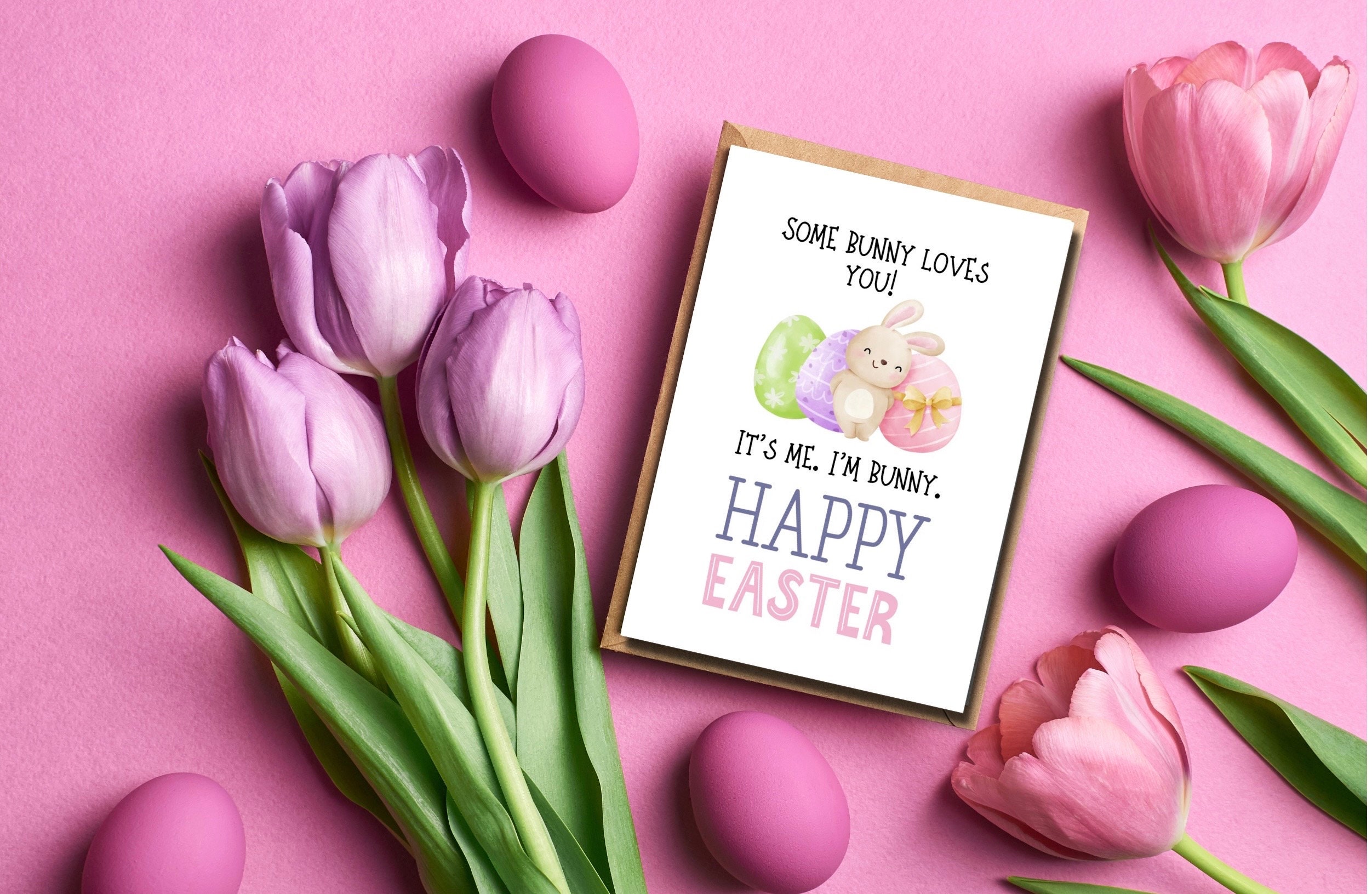 Printable Easter Card, Funny Easter Card, Some Bunny Card, Easter Bunny ...